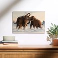 Wooly Mammoths Birch Wood Wall Sign (12x18 Rustic Home Decor, Ready to ...
