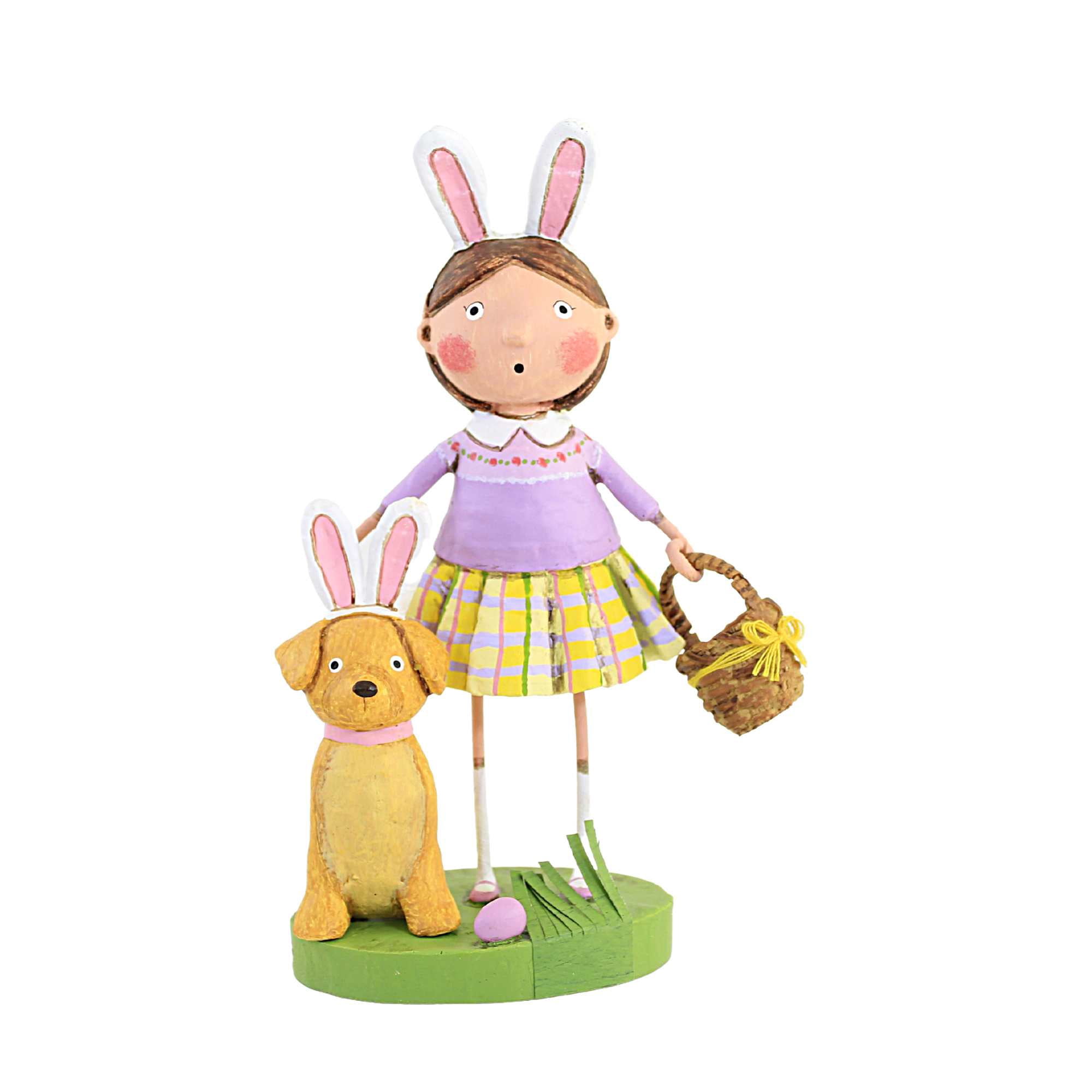 Lori Mitchell All Ears For Easter Polyresin Puppy Dog Egg Hunt 15509 ...
