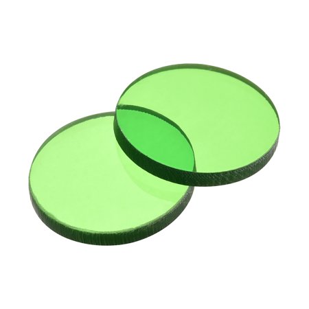 Uxcell 20MM Round Miniature Model Bases, 2.5MM Thick, Transparent Dark ...