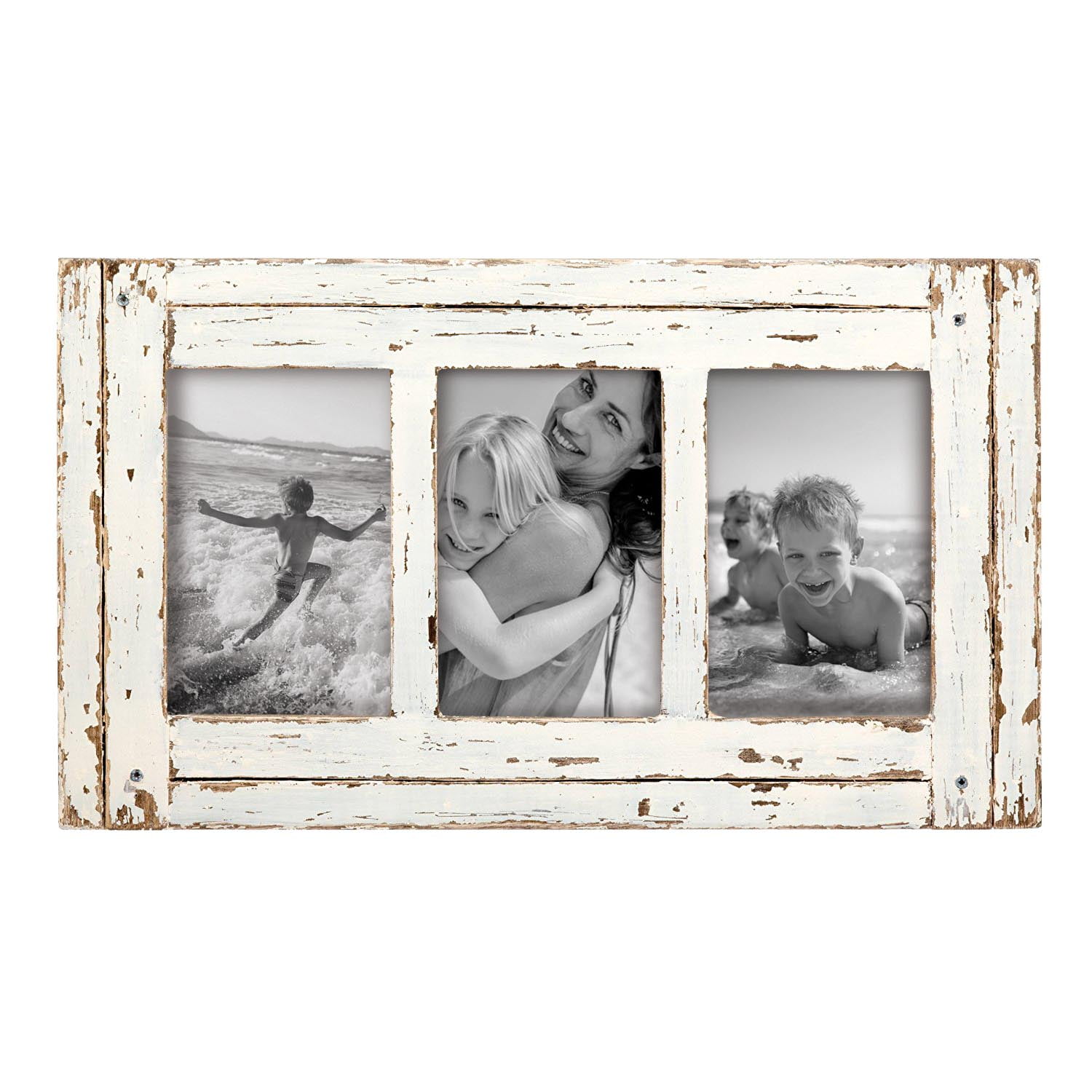 Foreside Home & Garden White 4 x 6 inch Decorative Distressed Wood ...