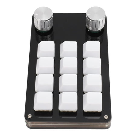 Macro Mechanical Keyboard, Flexibly Hot Swappable 12 Key Keyboard ...