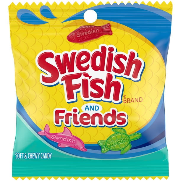 SWEDISH FISH and Friends Soft & Chewy Candy, 3.59 oz - Walmart.com