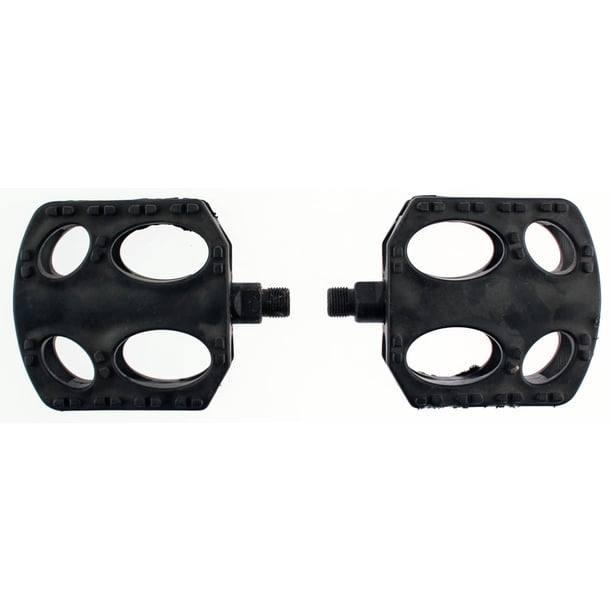 VP Pedals Flat Platform Alloy 9/16" Spindle MTB BMX Hybrid Bike Black ...