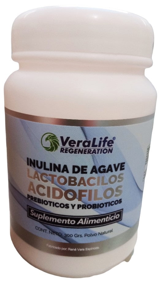 inulina de agave con lactobacilos acidofilos. Veralife Regeneration ...