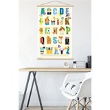Disney Characters as the Alphabet Wall Poster with Magnetic Frame, 22. ...