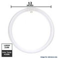SUNLITE FC12T9/DL 32W 12 inch T9 Daylight Circline 4-Pin Light Bulb ...