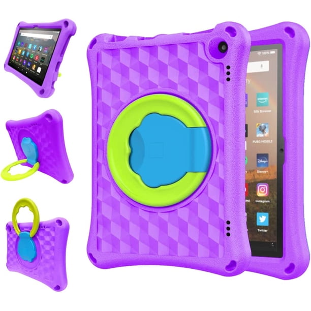 2022 Kindle Fire HD 8 Tablet Case, Fire HD 8 Plus Tablet Case ...