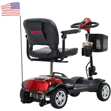 Drive Medical Bobcat X4 Compact Transportable Power Mobility Scooter, 4 ...