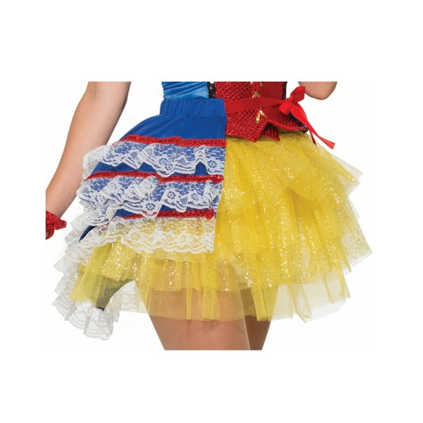 Fairest Princess Womens Adult Snow White Costume Bustle Skirt
