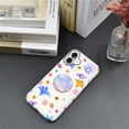 Compatible with iPhone 16 Case,Colorful Neon Lights Pattern 2 in 1 ...