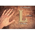 4 Inch Wooden Letter L Ready for Painting or Decorating - Walmart.com
