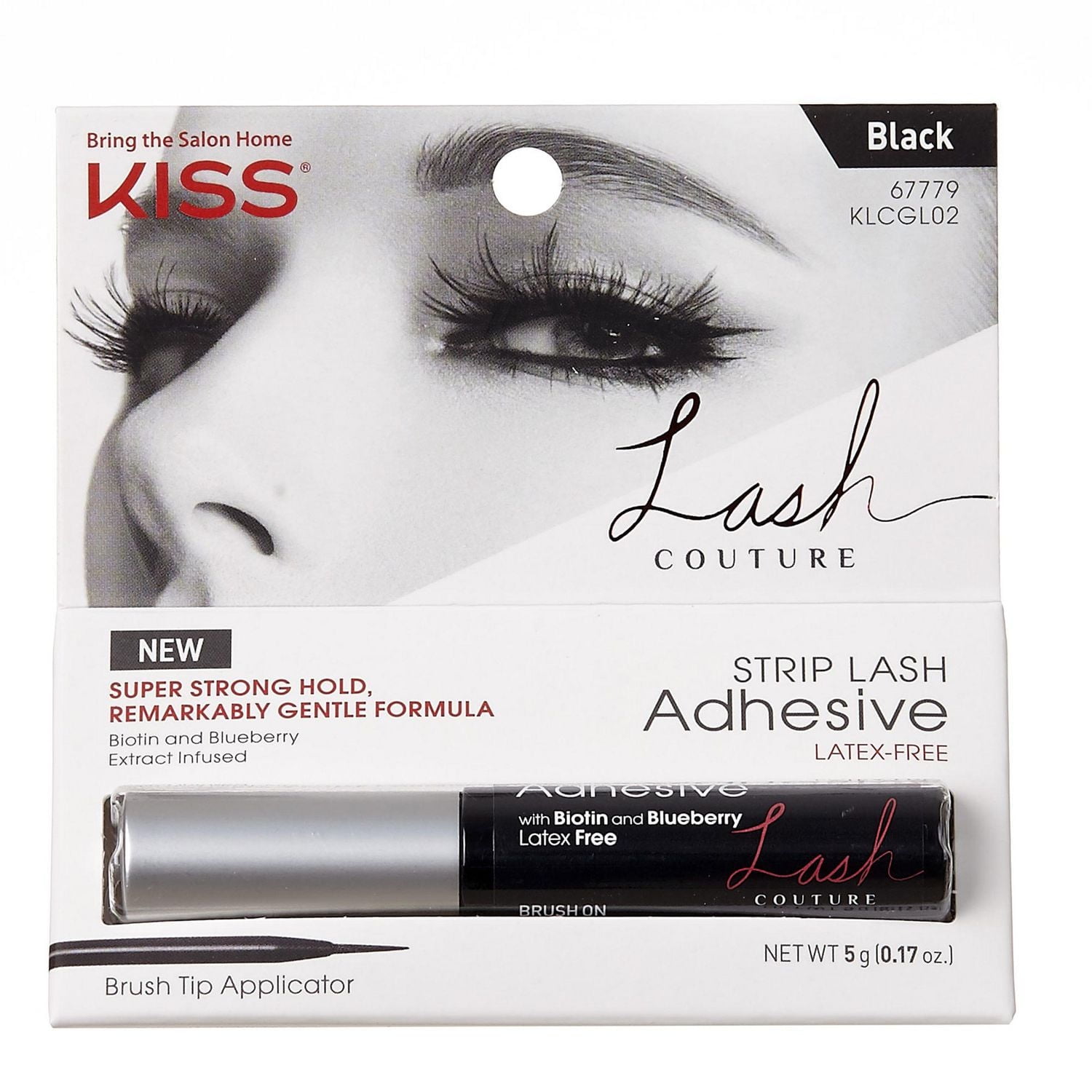 Click here for Kiss Lash Couture Lash Adhesive - Black 0.17 Ounce... prices