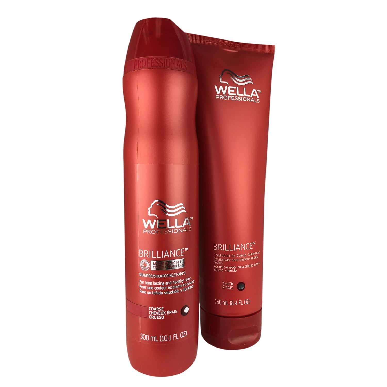 Wella - Wella Brilliance Shamp. & Cond. Duo For Coarse Colored Hair 10. ...