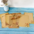DOYOUNG 8 Sheets Antique Stationary Paper Set 6" x 8" Kraft Letter ...