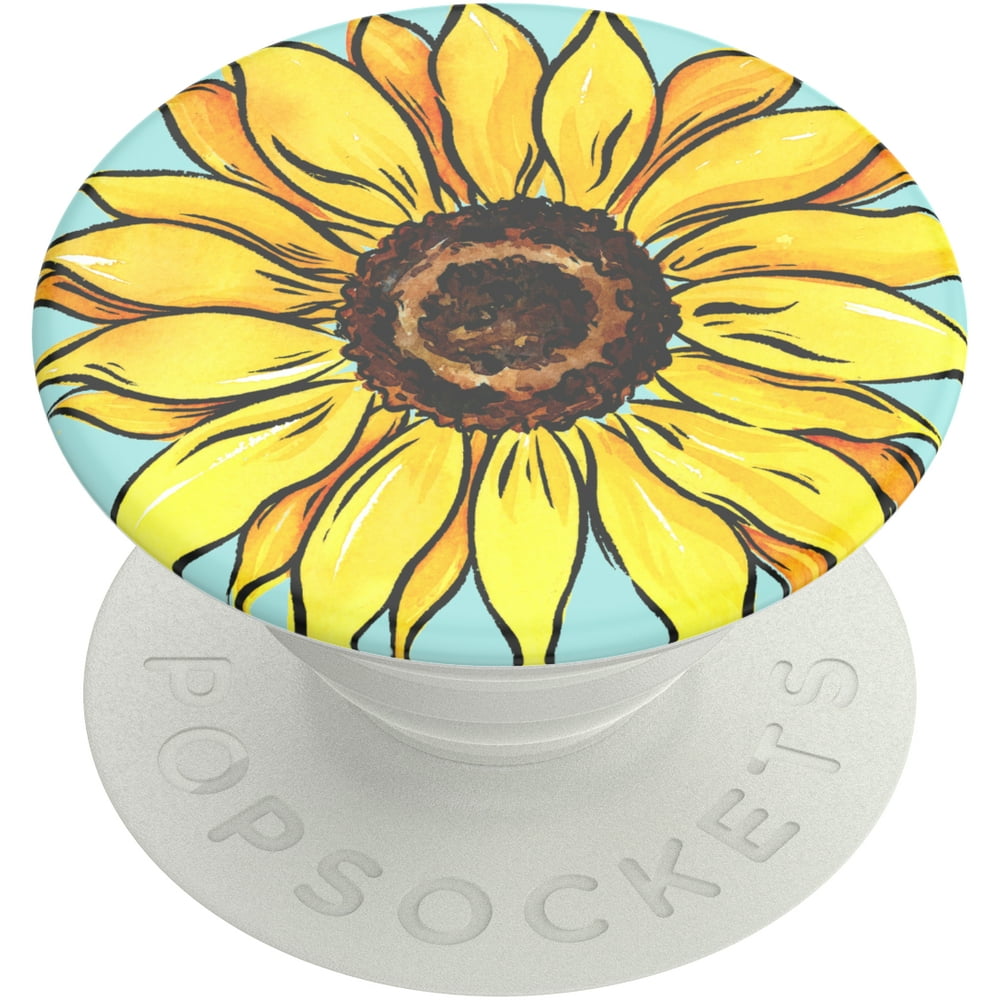 Popsockets Grip with Swappable Top for Cell Phones, PopGrip Sun Bum ...