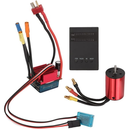 4500KV High Torsion RC Car Brushless Motor Combo Include Brushless RC ...