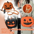 Clearance! Halloween Creative Cartoon Pumpkin Crossbody Bag,Spooky ...