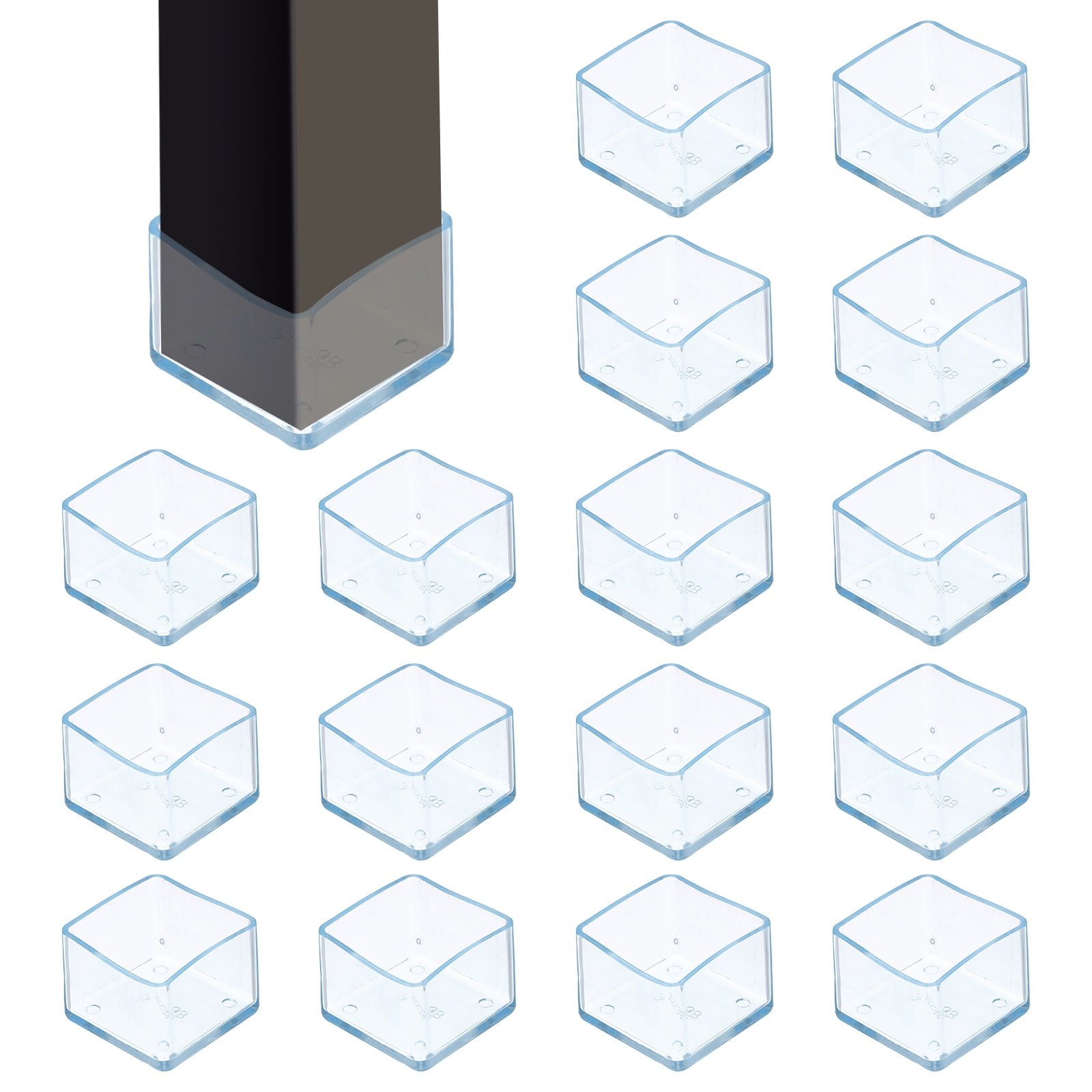 Click here for Uxcell 16pcs Chair Leg Floor Protectors  1.5 X 1.5... prices