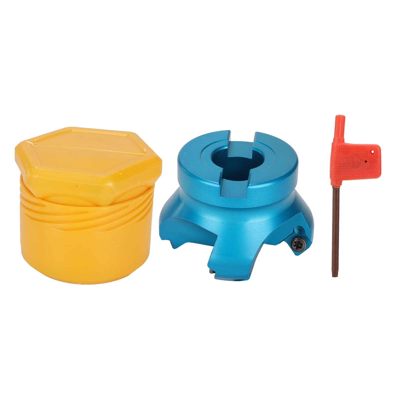 CNC Lathe Face Mill 4 Flutes High Efficiency Milling Cutter Aluminum ...