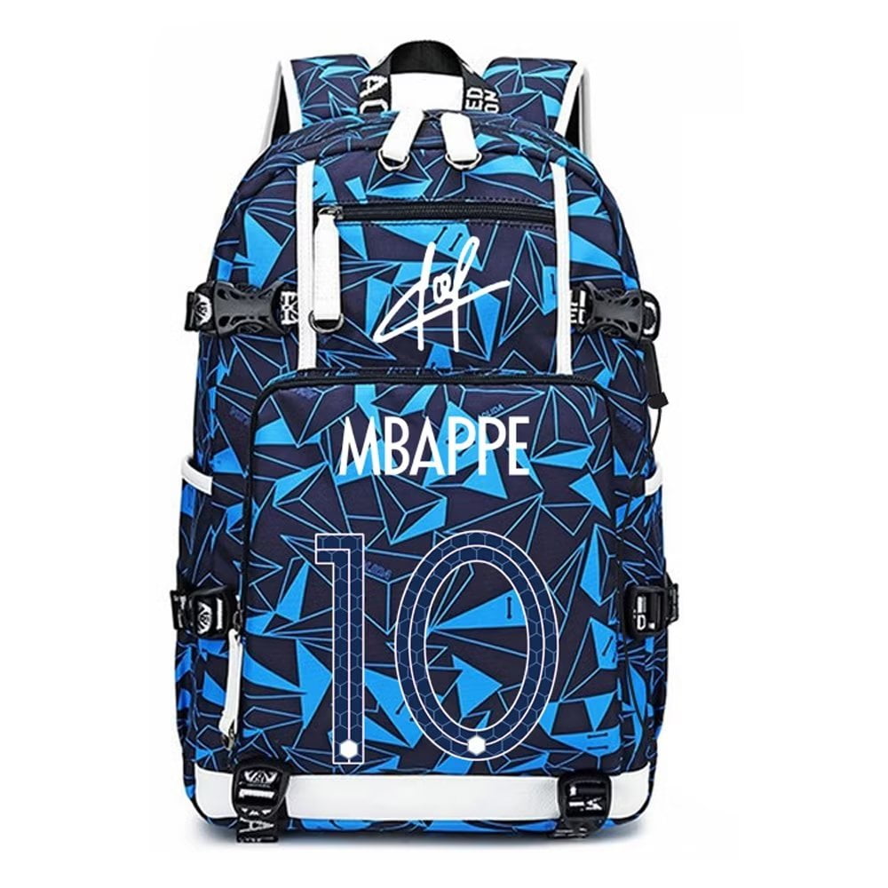 Soccer Player K-Mbappe- Multifunction Backpack Travel Taptop Daypack ...
