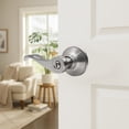 NEXAVKPR Metal Door Lever Lock Reversible Design Metal Finish Security ...