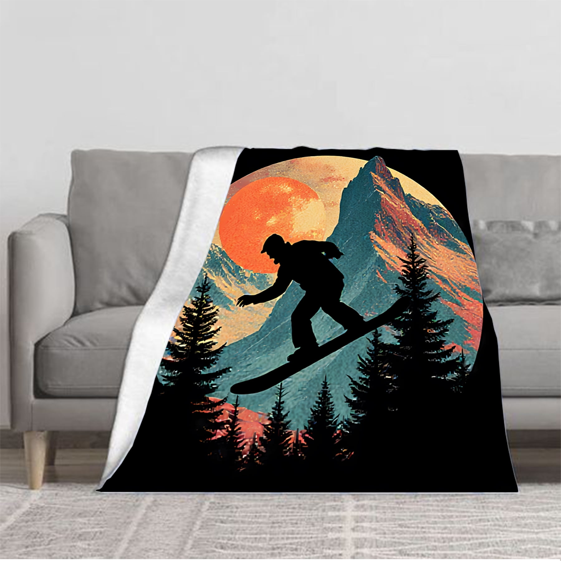 Click here for Yryl Durable Soft & Warm Flannel Blanket - Cozy Sn... prices