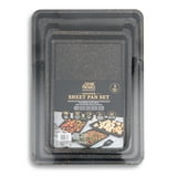 Thyme & Table Nonstick Sheet Pan 3-Piece Set - Black - Walmart.com