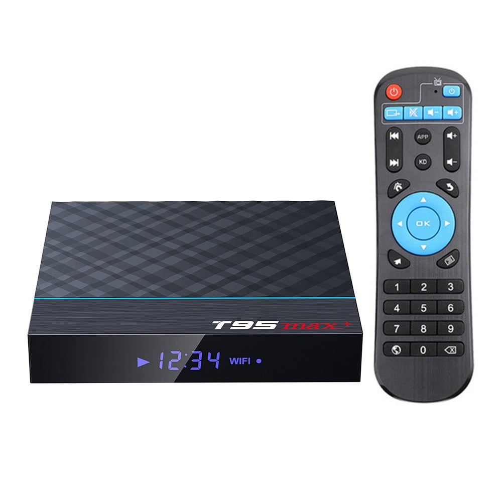 Lifcasual T95 Max Plus Smart Android 9.0 S905x3 64 Bit 2.4g+5g Dual-Band Wifi Uhd 8k Vp9 H.265 4gb/64gb 142.4 G