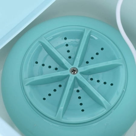 Mini Washing Machine, Spiral Water Flushing Mini Laundry Washer Ultra ...