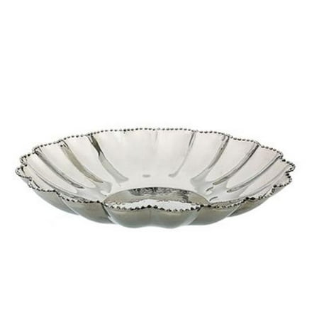 Classic Touch MDFD57 Round Flower Shaped Tray | Walmart Canada