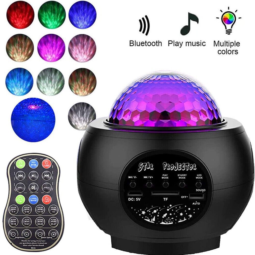 New Galaxy Projector Starry Sky Night Light Ocean Star Party Speaker ...