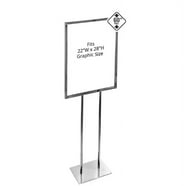 Azar Displays 105531 Floating Styrene Wall Frame with Rounded Edges ...