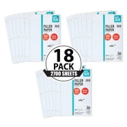 Mead Loose-Leaf Memo Book Refill Pages, 6-Hole Punched, Narrow Ruled ...
