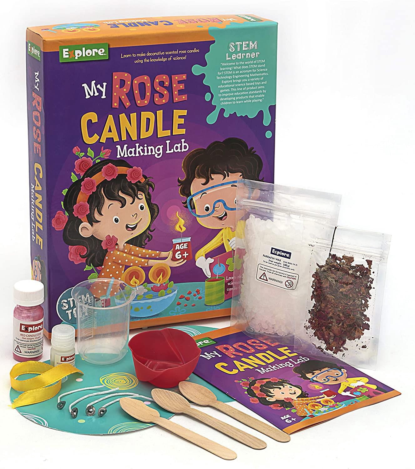 Mighty Mojo Explore STEM Learner My Rose Candle Making Lab | Bodega ...