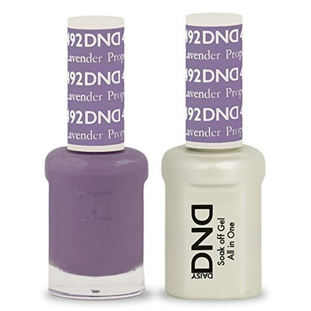DND Nail Polish Gel & Matching Lacquer Set (492 - Lavender Prophet ...