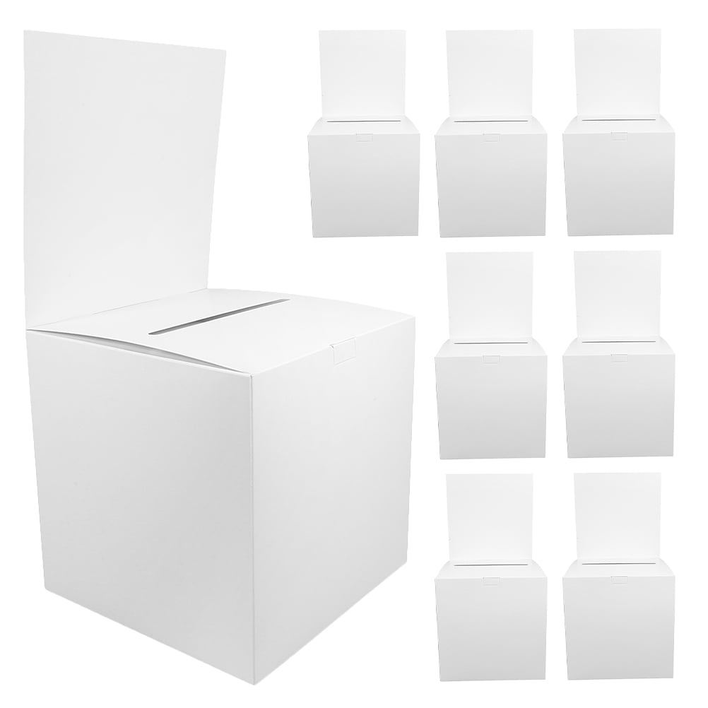 Caja de 8 piezas para rifa, papel para boletos de rifa, urna para ...