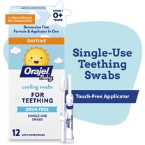 Orajel Baby Infant Non-Medicated Cooling Teething Gel, Daytime, 0.33 oz ...