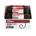 Hyper Tough Polypropylene Diamond Braid Rope, Black, 1/4 inch x 50 feet ...