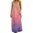 Backless Cami Dress for Women Summer Sundress Plus Size Open Back House ...