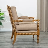 Silverthorne Spindle Chair, Weathered Oak, Mocha - Walmart.com