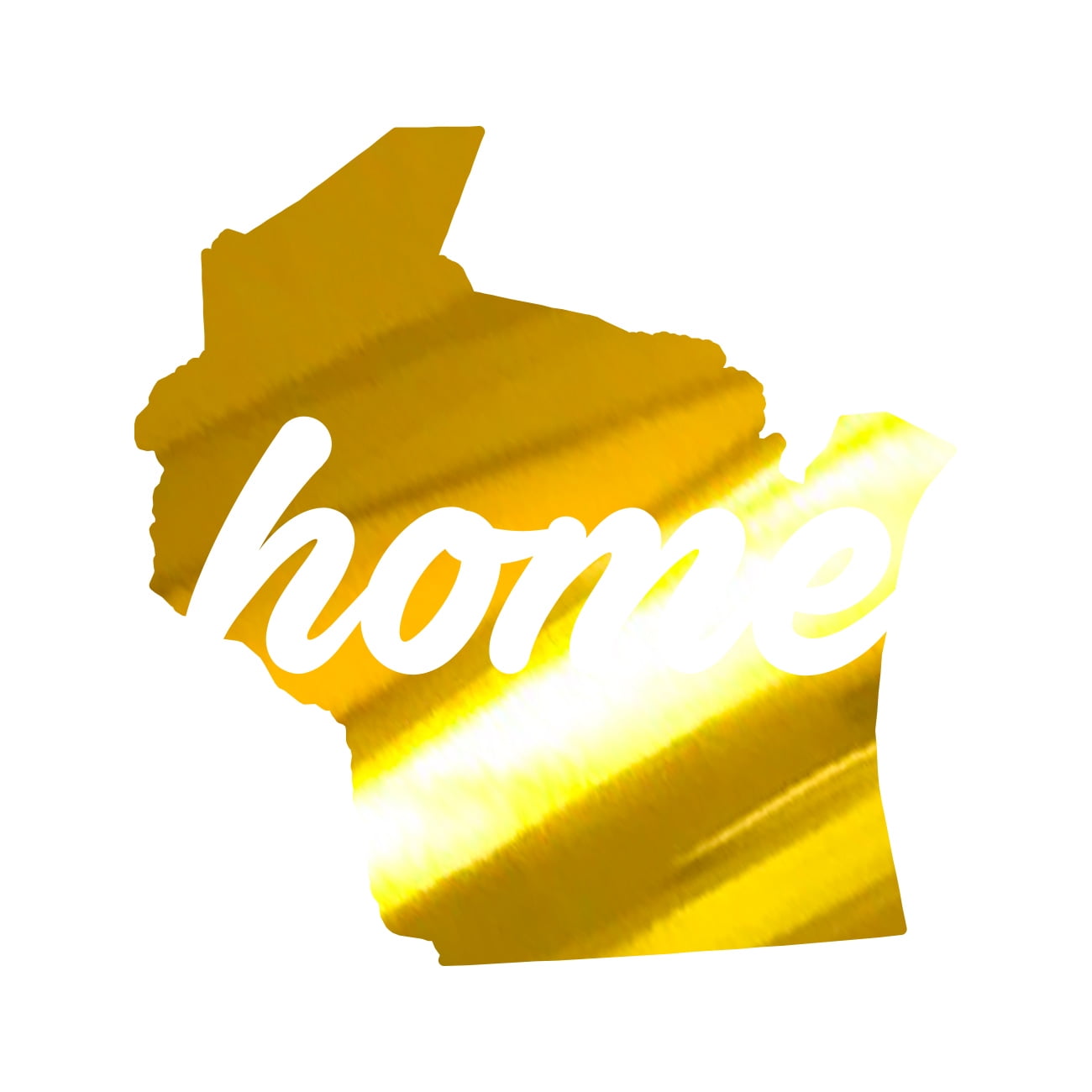 Wisconsin Home Sticker Decal Die Cut - Self Adhesive Vinyl ...