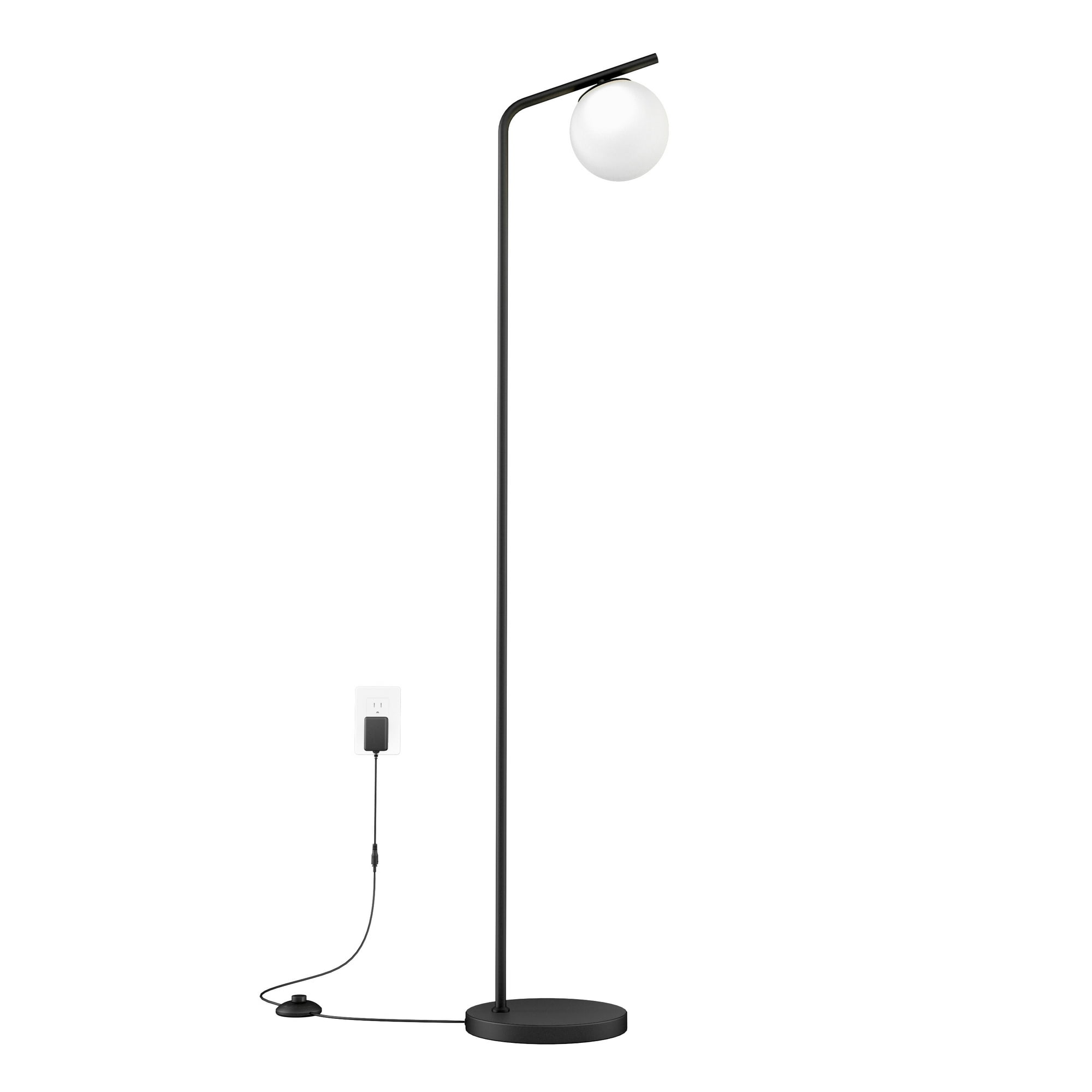 Click here for Artika Clayton Modern Mid-Century Floor Lamp  Blac... prices