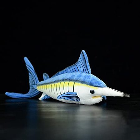 HTAIGUO 46cm Lifelike Northern Pike Stuffed Toys Realistic Sea Animals ...