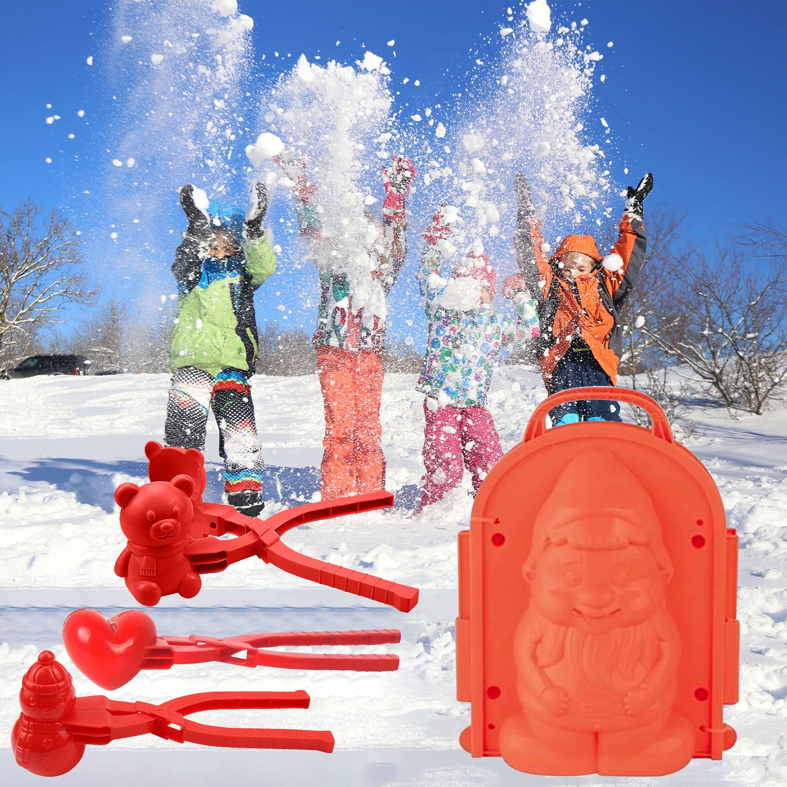 Toy for Kids Snow Snowball Maker Clip Maker Poop Shaped Snow Sand Mold ...
