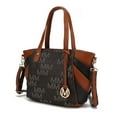 Mia K. Collection Estella Signature Satchel Bag - Walmart.com