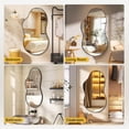 Irregular Wall Mirror - 20"x35" Asymmetrical Mirror, Modern Decorative ...