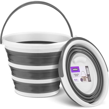 Water Bucket with Lid Water Pail Small Transparent Portable Fishing ...