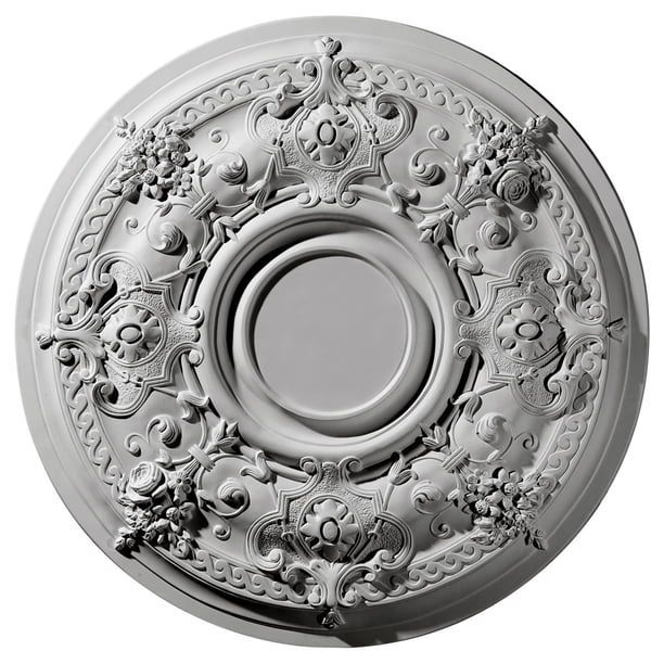 29 1/4"OD x 2"P Darnay Ceiling Medallion (Fits Canopies up to 7 1/4 ...