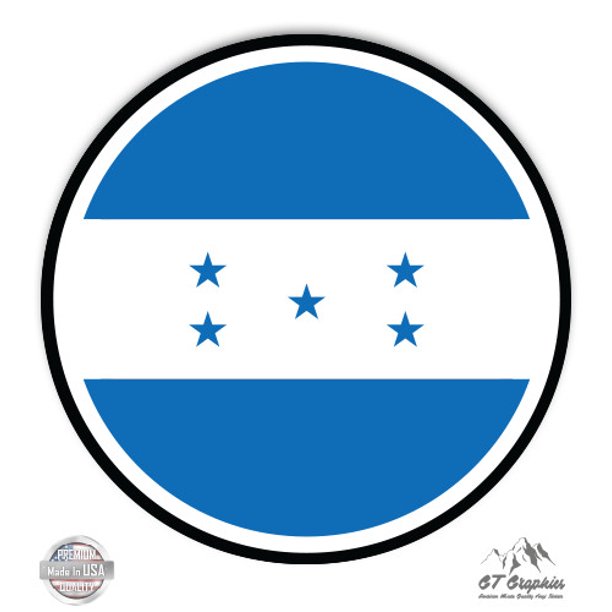 Honduras Flag - 8" Vinyl Sticker - For Car Laptop I-Pad - Waterproof ...