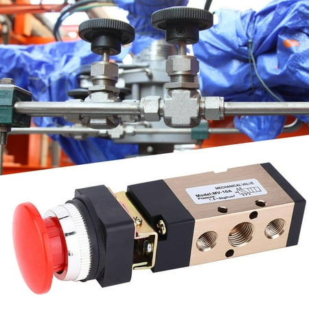 Dioche MV-10A Pneumatic Mechanical Valve 2 Position 5 Way Spring Return ...